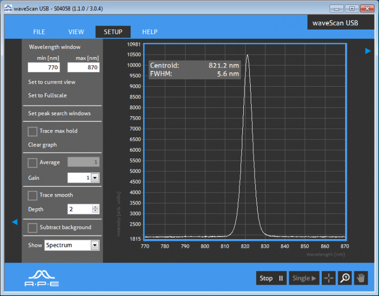 Spectrometer for Mid-IR, NIR, IR, VIS and UV - APE