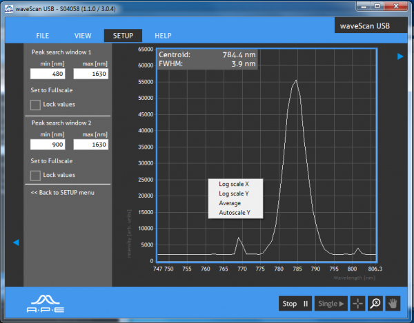 Spectrometer for Mid-IR, NIR, IR, VIS and UV - APE