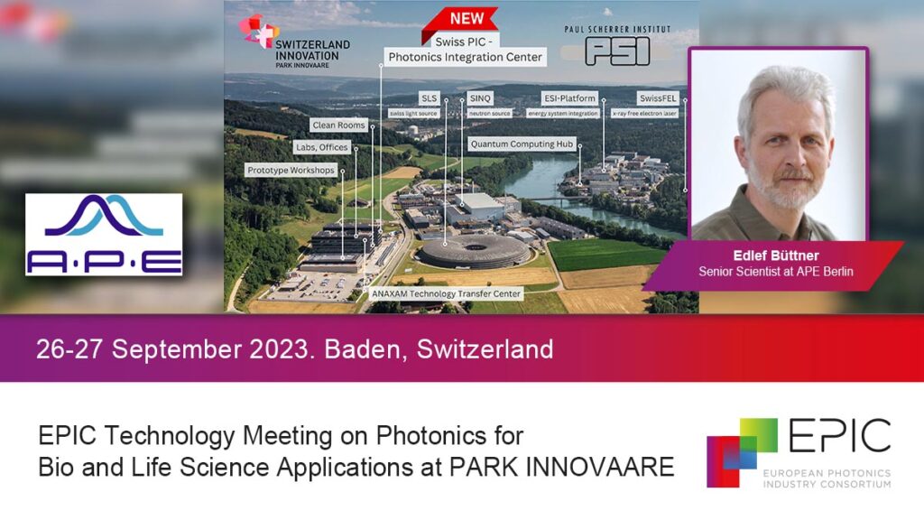 EPIC Technology Meeting for Bio and Life Science - APE